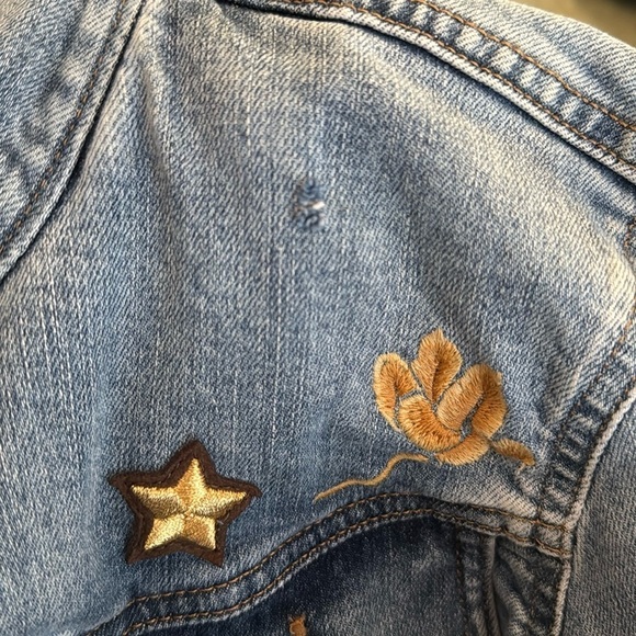 Levi's | Jackets & Coats | Ralph Lauren Denim Jacket With Handpainted ...